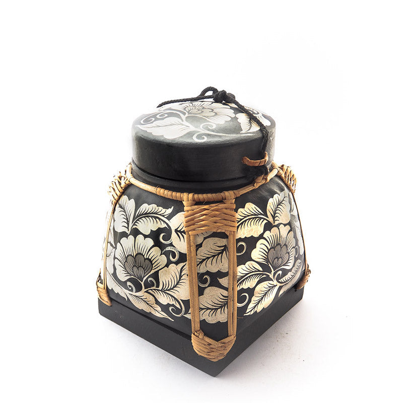 Thai Black and White Rice Box - 24 cm – Dokinko